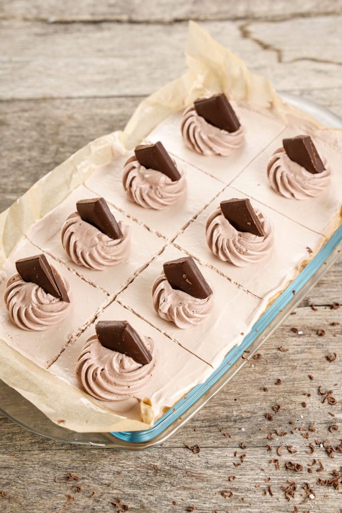 No-Bake Chocolate Mousse Bars - No-Bake Dessert Recipes