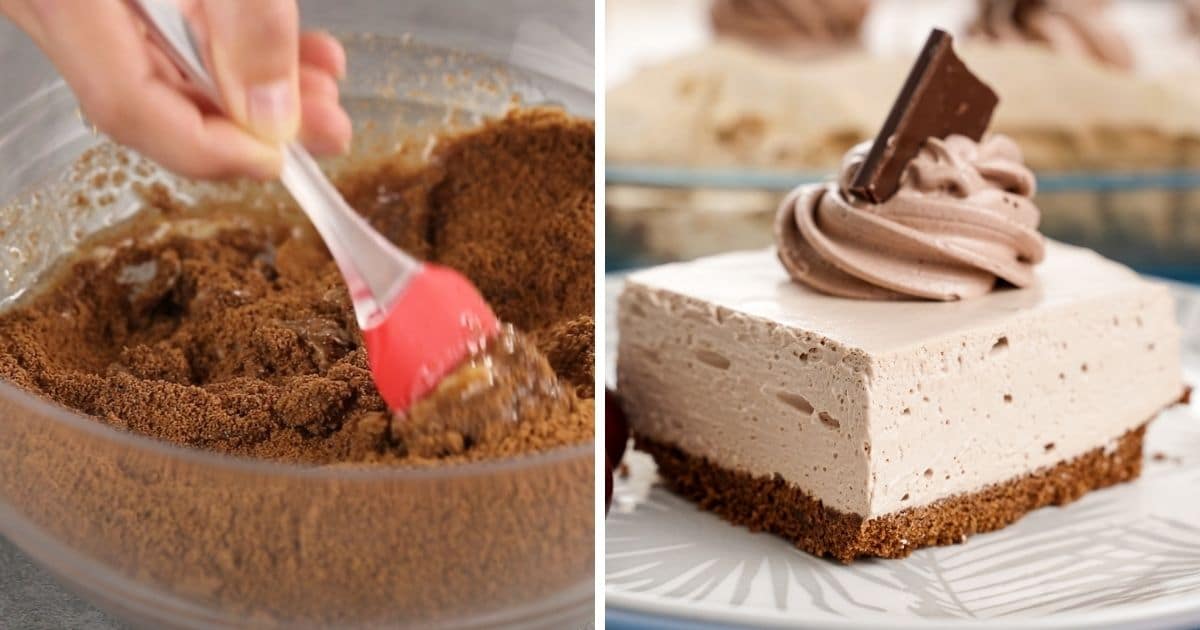 No-Bake Chocolate Mousse Bars - No-Bake Dessert Recipes