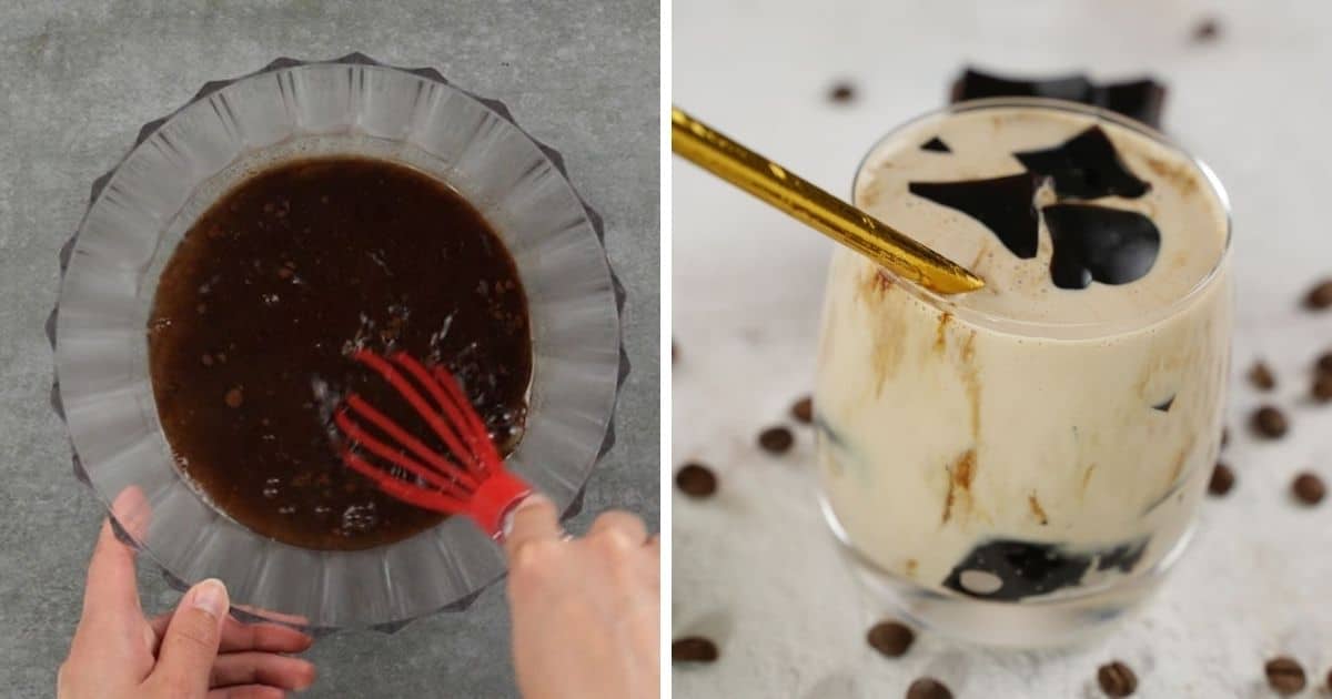 Easy Coffee Jelly Drink Recipe - No-Bake Dessert Recipes