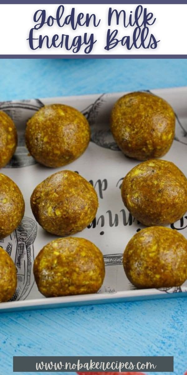 Easy Golden Milk Energy Balls Recipe - No-Bake Dessert Recipes