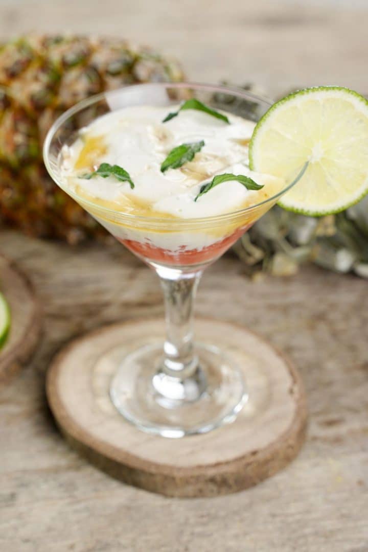 Grapefruit Lime Mint Yogurt Parfait Recipe - No-Bake Dessert Recipes