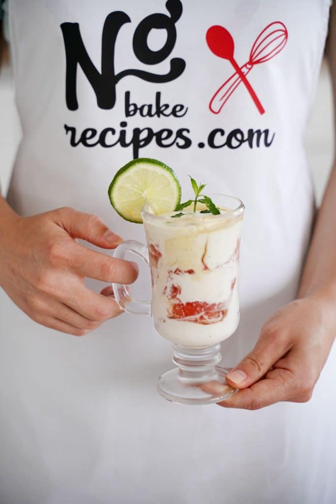 Grapefruit Lime Mint Yogurt Parfait Recipe - No-Bake Dessert Recipes
