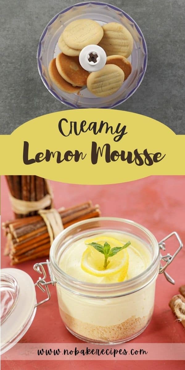 Creamy Lemon Mousse - No-Bake Dessert Recipes