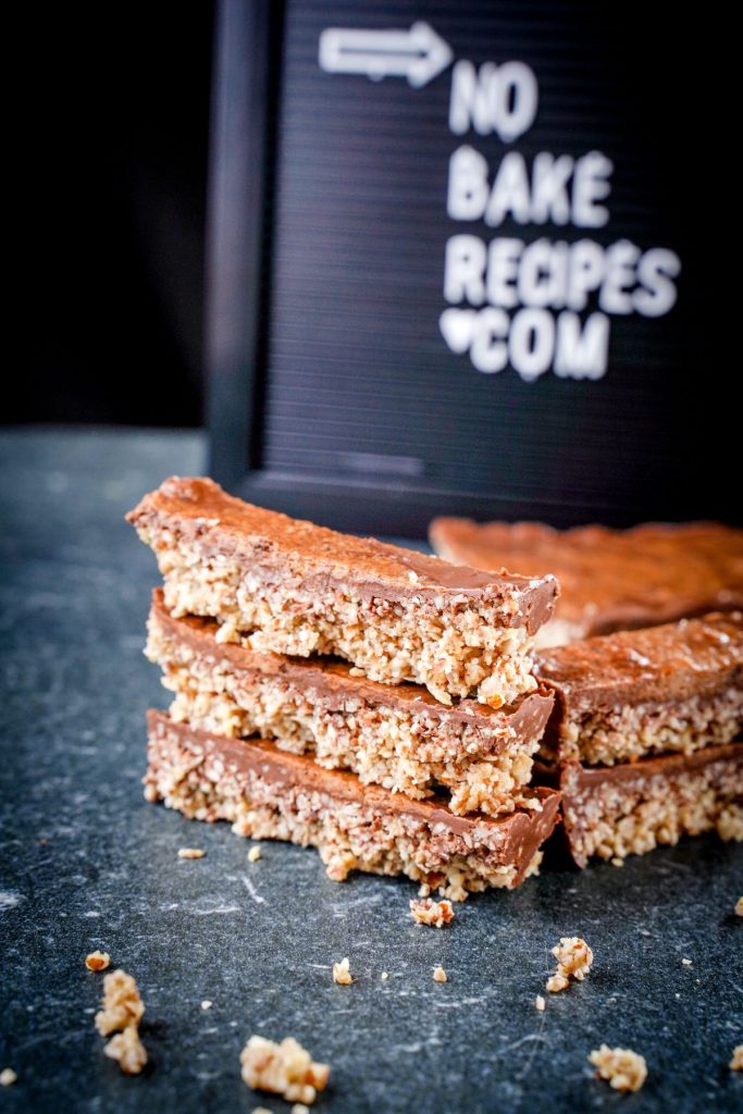 Crunchy Chocolate Hazelnut Bars - No-Bake Dessert Recipes