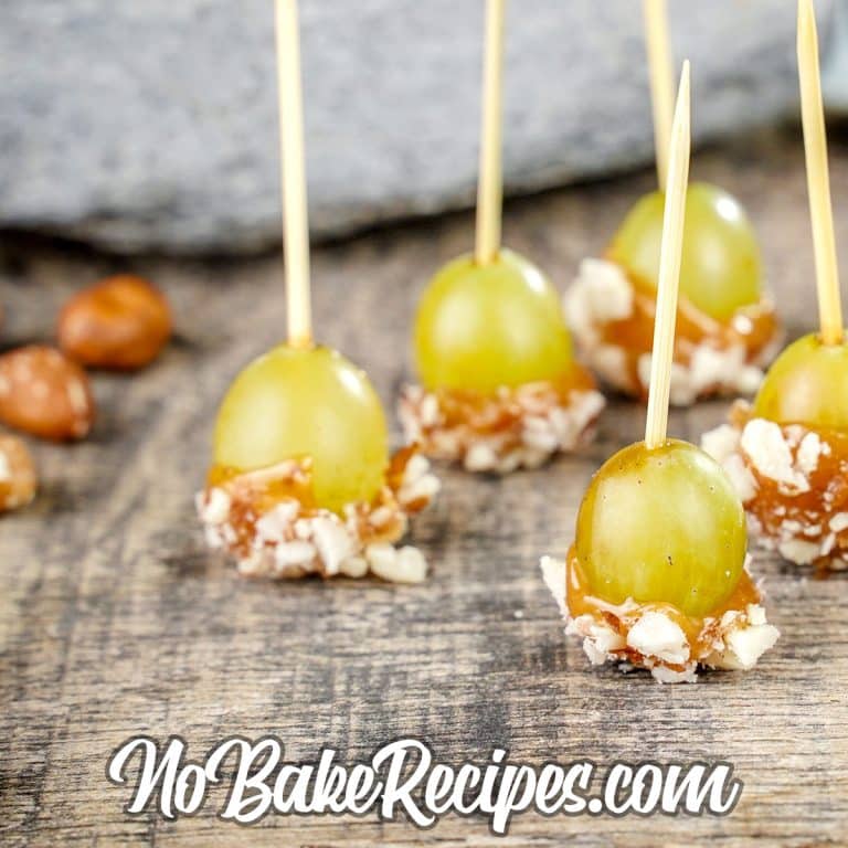 Caramel Apple Grapes - No-Bake Dessert Recipes