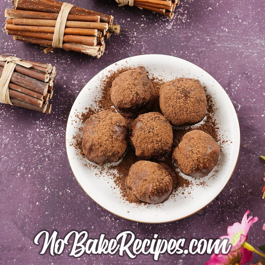 Easy Chocolate Rum Truffles Recipe - No Bake Dessert - No-Bake Dessert ...