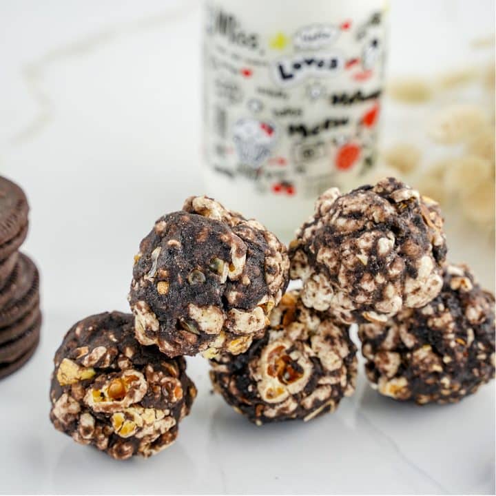 15-Minute Oreo Popcorn Balls – An Easy, No-Bake Treat Recipe - No-Bake ...