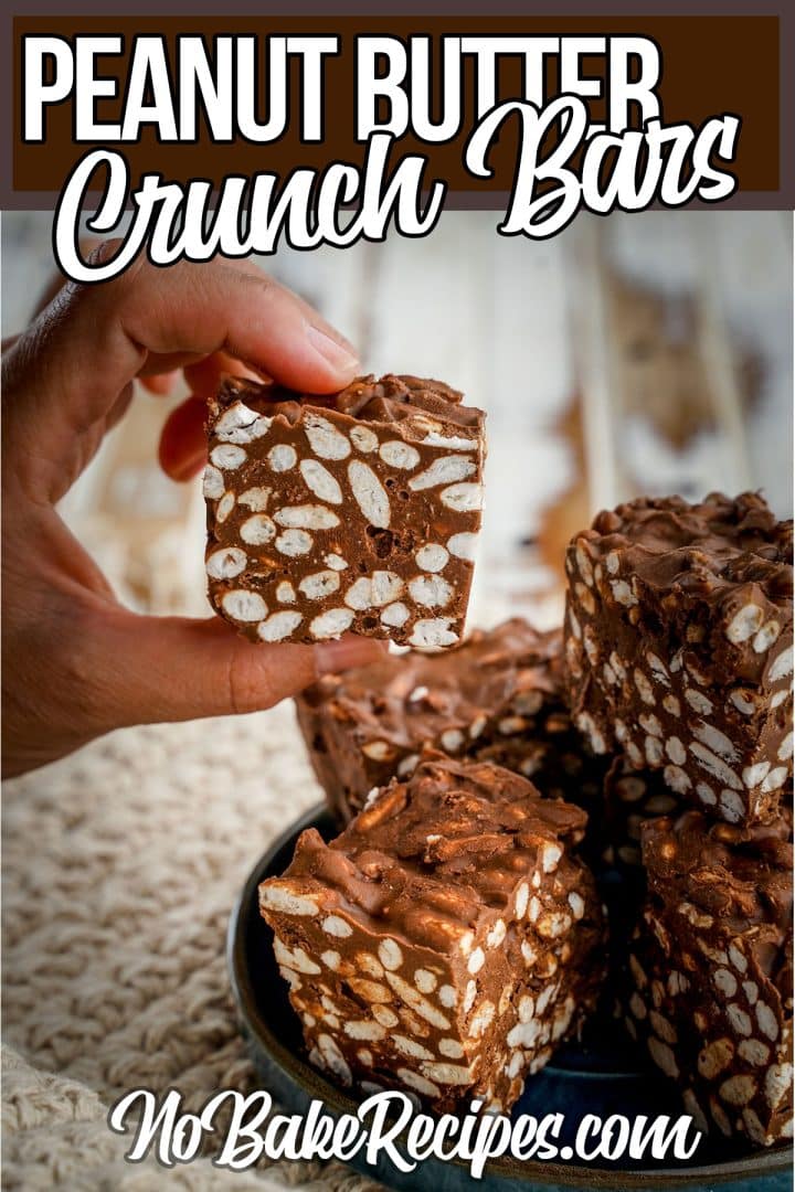 No-Bake Peanut Butter Crunch Bars - No-Bake Dessert Recipes