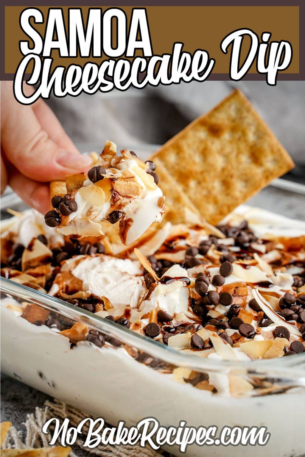 Samoa Cheesecake Dip – A Delicious Dessert Dip Inspired by the Samoa ...