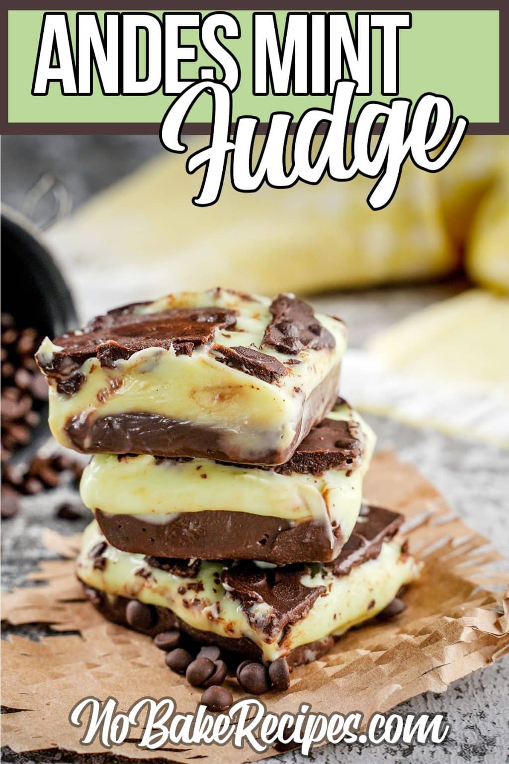 Andes Mint Fudge – Easy, No Bake & Delicious - No-Bake Dessert Recipes